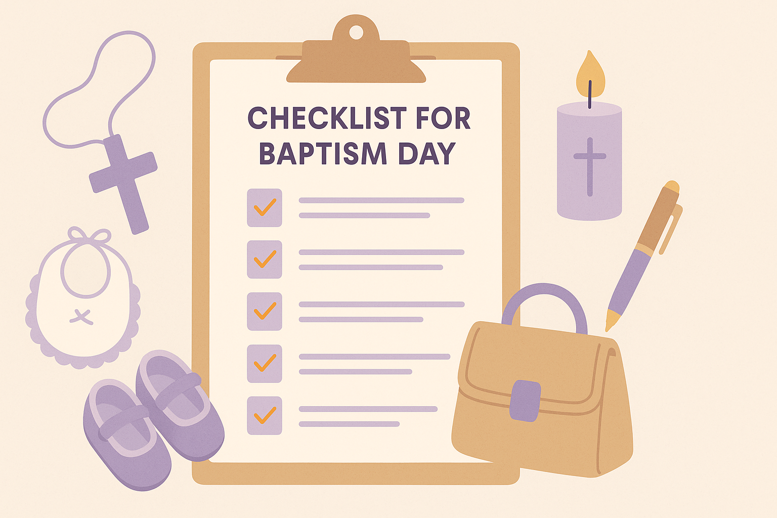 Checklist for Baptism Day: Don’t Forget Anything
