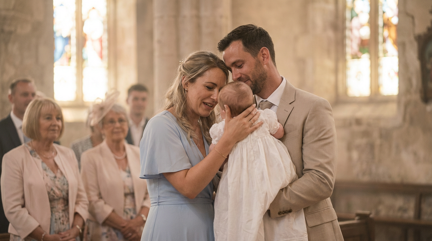 Rôle du parrain et de la marraine au baptême – Guide 2026 | BaptiDay